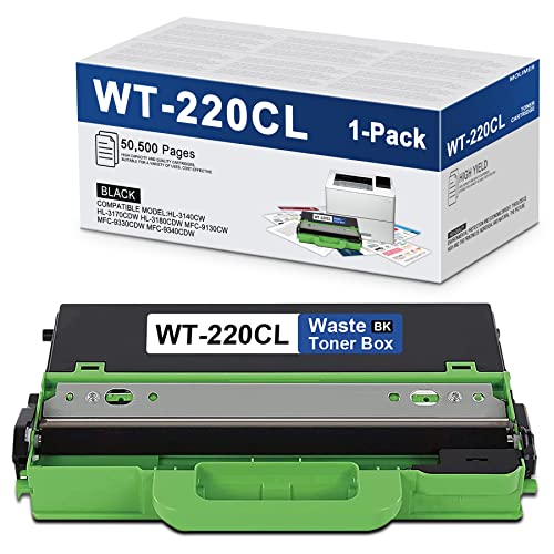 LOVPAIN WT-220CL WT220CL Waste Toner Box Compatible Replacement for Brother HL-3140CW HL-3170CDW HL-3180CDW MFC-9130CW MFC-9330CDW MFC-9340CDW Printer (1 Pack)