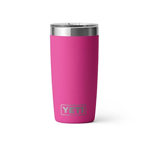 YETI Rambler 10 oz Tumbler, Stainless Steel, Vacuum Insulated with MagSlider Lid, Prickly Pear Pink