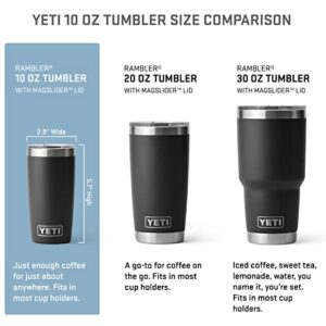 YETI Rambler 10 oz Tumbler, Stainless Steel, Vacuum Insulated with MagSlider Lid, Prickly Pear Pink