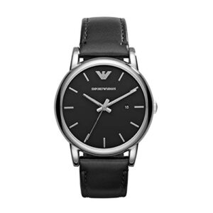 emporio armani classic leather men’s watches (model: ar1692)