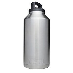 yeti rambler 64oz vacuum insulated stainless steel bottle with cap (stainless steel)