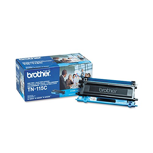 Brother Tn115c High-Yield Toner Cartridge, Cyan - in Retail Packaging