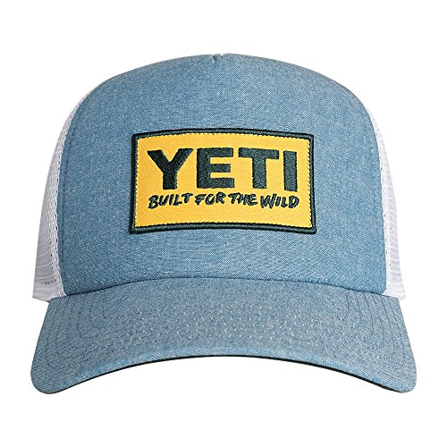 YETI Deep Fit Foam Patch Trucker Hat Chambray