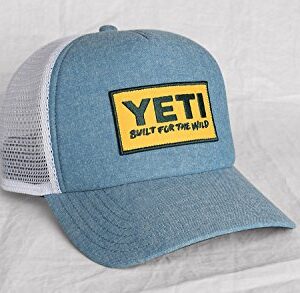 YETI Deep Fit Foam Patch Trucker Hat Chambray