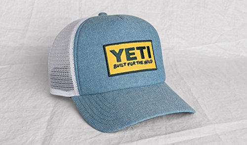 YETI Deep Fit Foam Patch Trucker Hat Chambray