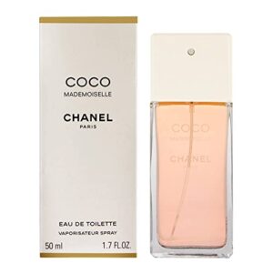 coco mademoiselle by chanel for women, eau de toilette spray, 1.7 ounce