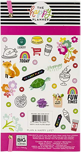 ME & MY BIG IDEAS Happy Planner STCKRS, Brights, 3888/Pkg