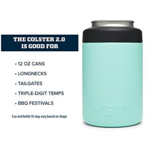 YETI Rambler 12 oz. Colster Can Insulator for Standard Size Cans, Seafoam (NO CAN INSERT)