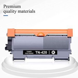 TcxLink (2 Pack) TN-420 TN420 Toner Cartridge Replacement for Brother TN420 DCP-7065D MFC-7860DW HL-2240D HL-2280DW HL-2130 HL-2132 Printer Toner.