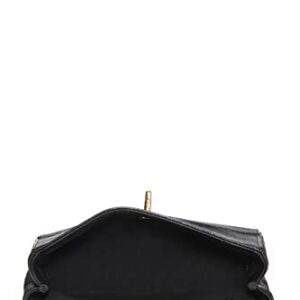 CHANEL, Pre-Loved Black Quilted Caviar Shoulder Bag, Black