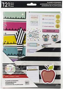 me & my big ideas happy planner medium accessories 121/pkg-teacher, multi