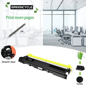 greencycle 4 PK Toner Cartridge Set TN210K TN210C TN210Y TN210M Compatible for Brother HL-3070CW MFC-9120CN Printer