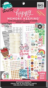 me & my big ideas happy memory keeping sticker value pack, botanicals