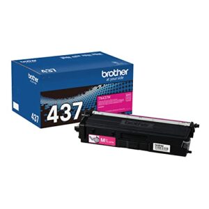 brother genuine tn437m ultra high yield magenta toner cartridge