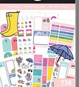 ME & MY BIG IDEAS Happy Planner STCKRS, Spring, 736/Pkg