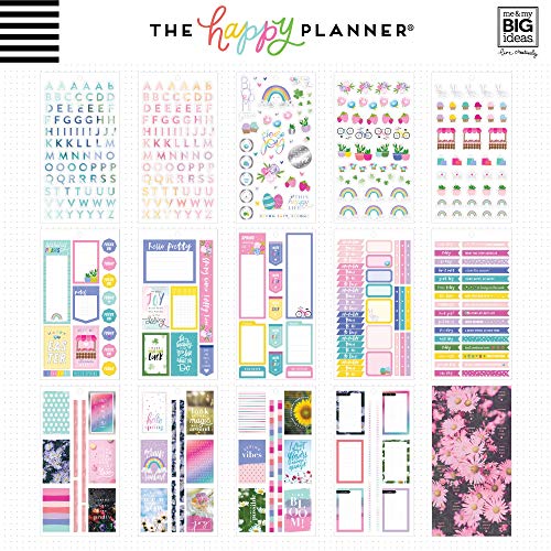 ME & MY BIG IDEAS Happy Planner STCKRS, Spring, 736/Pkg