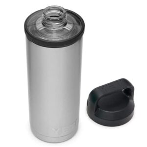 YETI Rambler 18 oz Bottle, Vacuum Insulated, Stainless Steel with Chug Cap