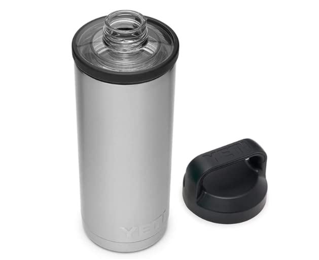 YETI Rambler 18 oz Bottle, Vacuum Insulated, Stainless Steel with Chug Cap