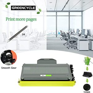 greencycle 4 Pack TN360 Toner Cartridges and 1 Pack DR360 Drum Unit Set Compatible for Brother MFC-7340/7440/7840 Series Printer