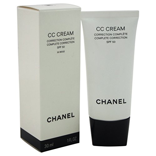 Chanel Cc Cream Complete Correction SPF 50# 30 Beige Makeup for Women, 1 Ounce