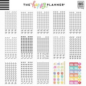 me & my BIG ideas Sticker Value Pack for Classic Planner - The Happy Planner Scrapbooking Supplies - Sports Theme - Multi-Color & Gold Foil - Great for Projects & Albums - 30 Sheets, 1429 Stickers