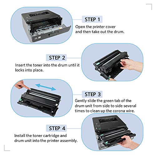 MxVol Compatible Drum Unit Replacement for Brother DR730 DR 730 DR-730 use for HL-L2350DW DCP-L2550DW MFC-L2710DW MFC-L2750DW HL-L2395DW Printer (NO Toner, 2 Pack)