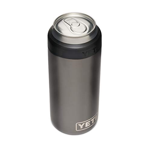 YETI Rambler 12 oz. Colster Slim Can Insulator for the Slim Hard Seltzer Cans, Graphite