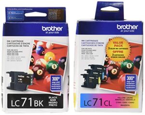 brother lc71 standard yield ink cartridge set