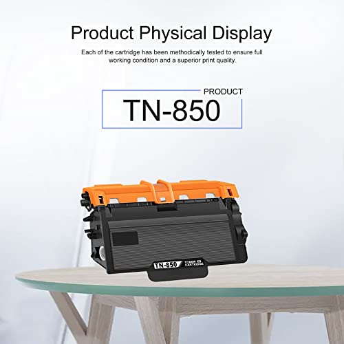 MR TN850 TN-850 High Yield: TN8502PK Black Toner Cartridge Replacement for Brother tn-850BK HL-L6200DWT MFC-L5700DW MFC-L5800DW DCP-L5500 HL-L5000D Toner Printer