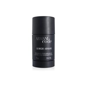 armani code by giorgio armani for men. alcohol free deodorant stick 2.6-ounces