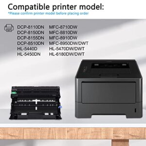 DR720 DR-720 DR 720 Black Drum Unit Compatible Replacement for Brother DR720 HL-5440D 6180DW/DWT DCP-8110DN 8150DN MFC-8910DW 8950DW/DWT Series Printer - Toner Not Include