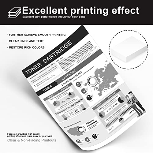 AK (Page Yield Upto 2,400 Pages) TN223BK Toner Cartridge Compatible Replacement for Brother TN 223 TN-223 MFC-L3770CDW L3710CW L3750CDW L3730CDW HL-3210CW 3230CDW Printer (Black, 1-Pack)