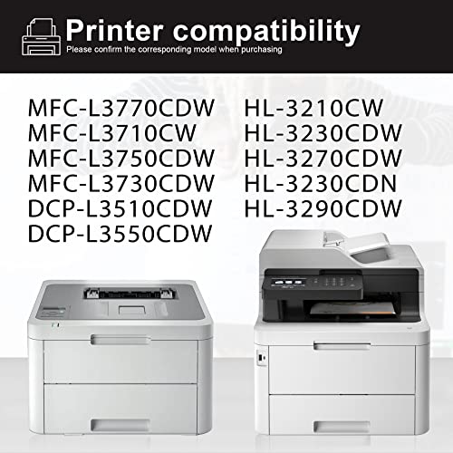 AK (Page Yield Upto 2,400 Pages) TN223BK Toner Cartridge Compatible Replacement for Brother TN 223 TN-223 MFC-L3770CDW L3710CW L3750CDW L3730CDW HL-3210CW 3230CDW Printer (Black, 1-Pack)