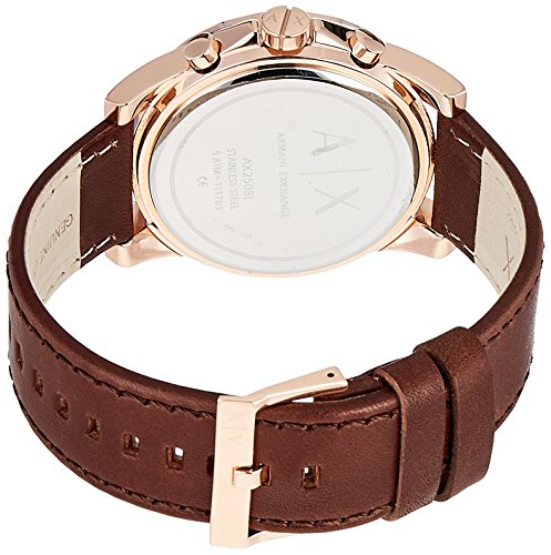 Armani Exchange Men's AX2508 Brown Leather Watch