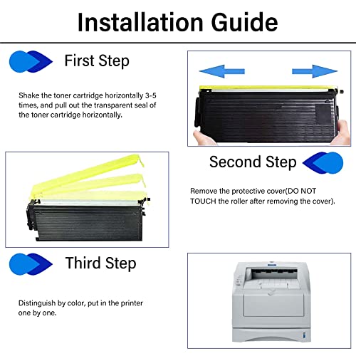 Compatible 1-Pack TN530 TN-530 Toner Cartridge Black Replacement for Brother DCP-8020 8025D 8040 8045D 8045DN HL-5040 HL-5050LT 5070N 5140 5150D 5170DN 1650 1650N Printer Toner Cartridge