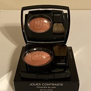 Chanel Joues Contraste Powder Blush 168.550 55 In Love, 0.14 Ounce