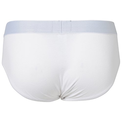 Emporio Armani Men's Stretch Cotton Brief, White, Medium