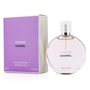 Chanel Chance Eau Vive Eau de Toilette Spray for Women, 1.7 Ounce