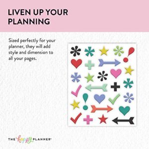 me & my BIG ideas Create 365 The Happy Planner Icons Puffy Stickers