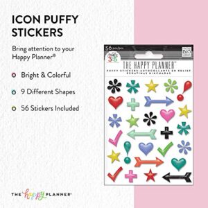 me & my BIG ideas Create 365 The Happy Planner Icons Puffy Stickers