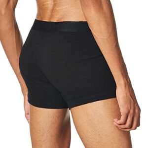 Emporio Armani Men's Stretch Cotton Boxer Brief, Black, Medium