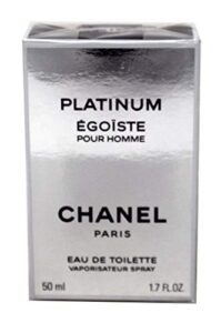 chanel platinum egoiste eau de toilette spray 1.7 ounce