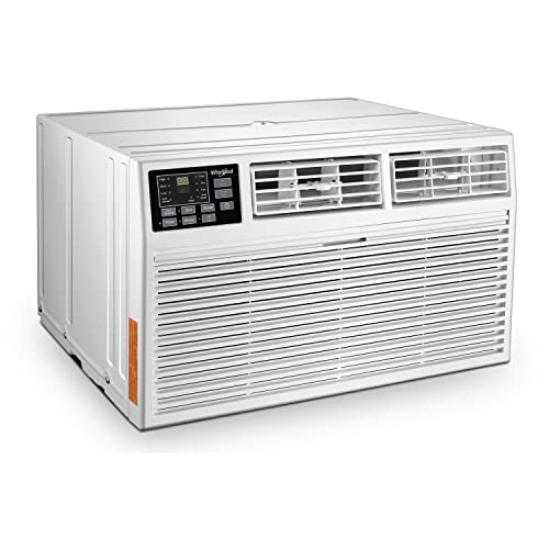 Whirlpool 14,000 BTU 230V Through-the-Wall Air Conditioner and Heater with Remote Control, Digital Display, and 24H Timer