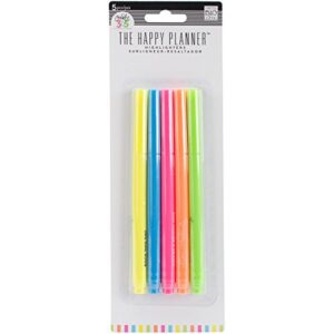 me & my big ideas penh-01 create 365 happy planner highlighters 5/pkg-bright