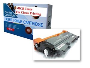 mtm compatible standard brother tn-630 / tn630 1.2k micr toner cartridge for check printing. replacement for micr toner for hl-2340dw hl-2380dw hl-2300d dcp-l2540dw. not manufactured by brother.