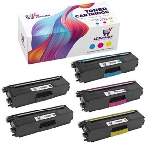 az supplies compatible toner cartridge replacement for brother tn439 ultra high yield tn439bk tn439c tn439m tn439y hl-l9310cdw mfc-l9570cdw (2xblack, cyan, magenta, yellow – 5 packs)