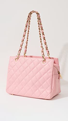 CHANEL Women's Pre-Loved Petite Timeless Tote, Caviar, Pink, One Size