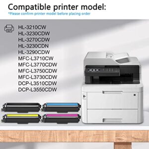 TN 227 Compatible TN-227BK TN-227C TN-227M TN-227Y high Yield Toner Cartridge Set - HIYOTA Replacement for Brother TN227 HL-3230CDW MFC-L3770CDW DCP-L3550CDW Series Printer (8 Pack ,2BK/2C/2M/2Y)