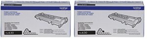 brother genuine mono laser toner cartridge, 2 count