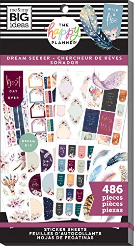 ME & MY BIG IDEAS Happy Planner STCKRS Seek, Dream Seeker, 486/Pkg